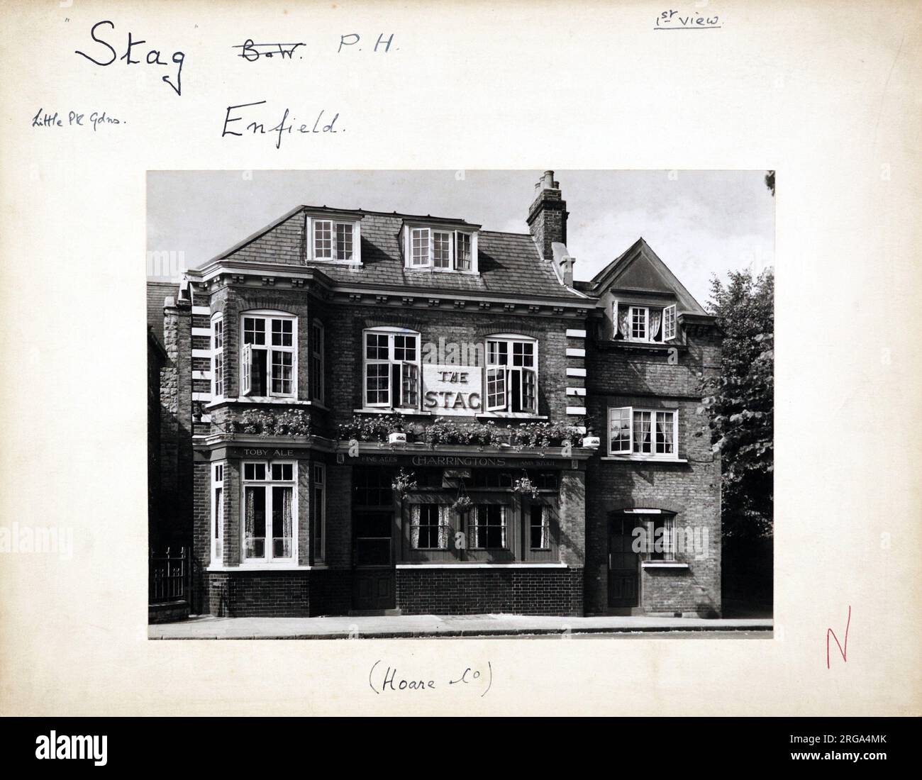 Photograph of Stag PH, Enfield, Greater London. The main side of the ...