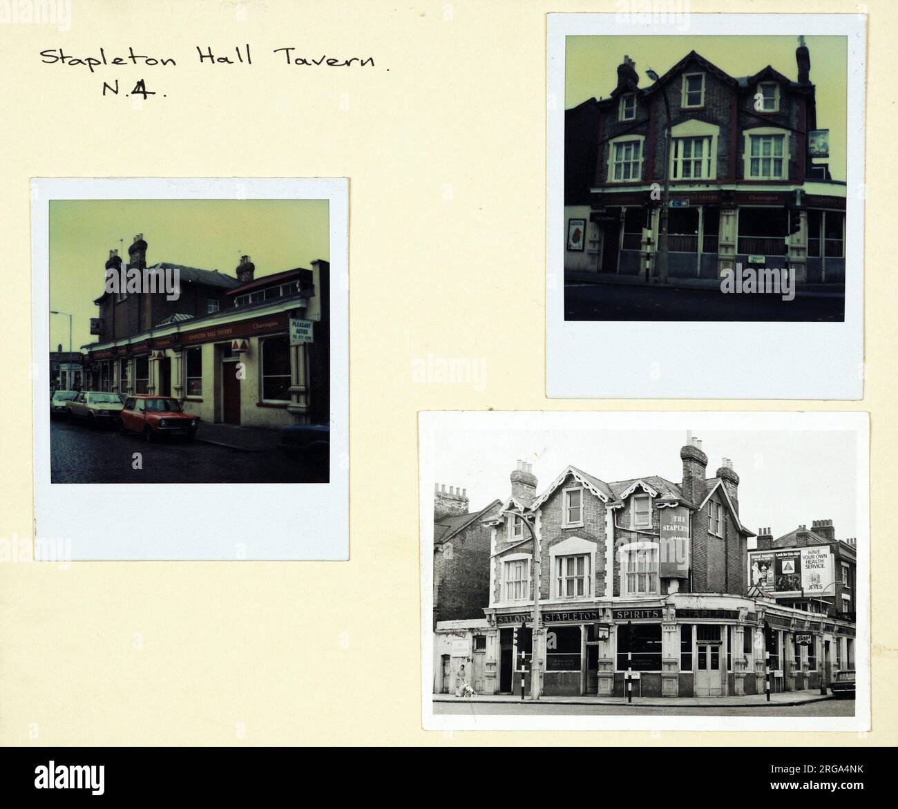 Photograph of Stapleton Hall PH, Haringey, London. The main side of the ...