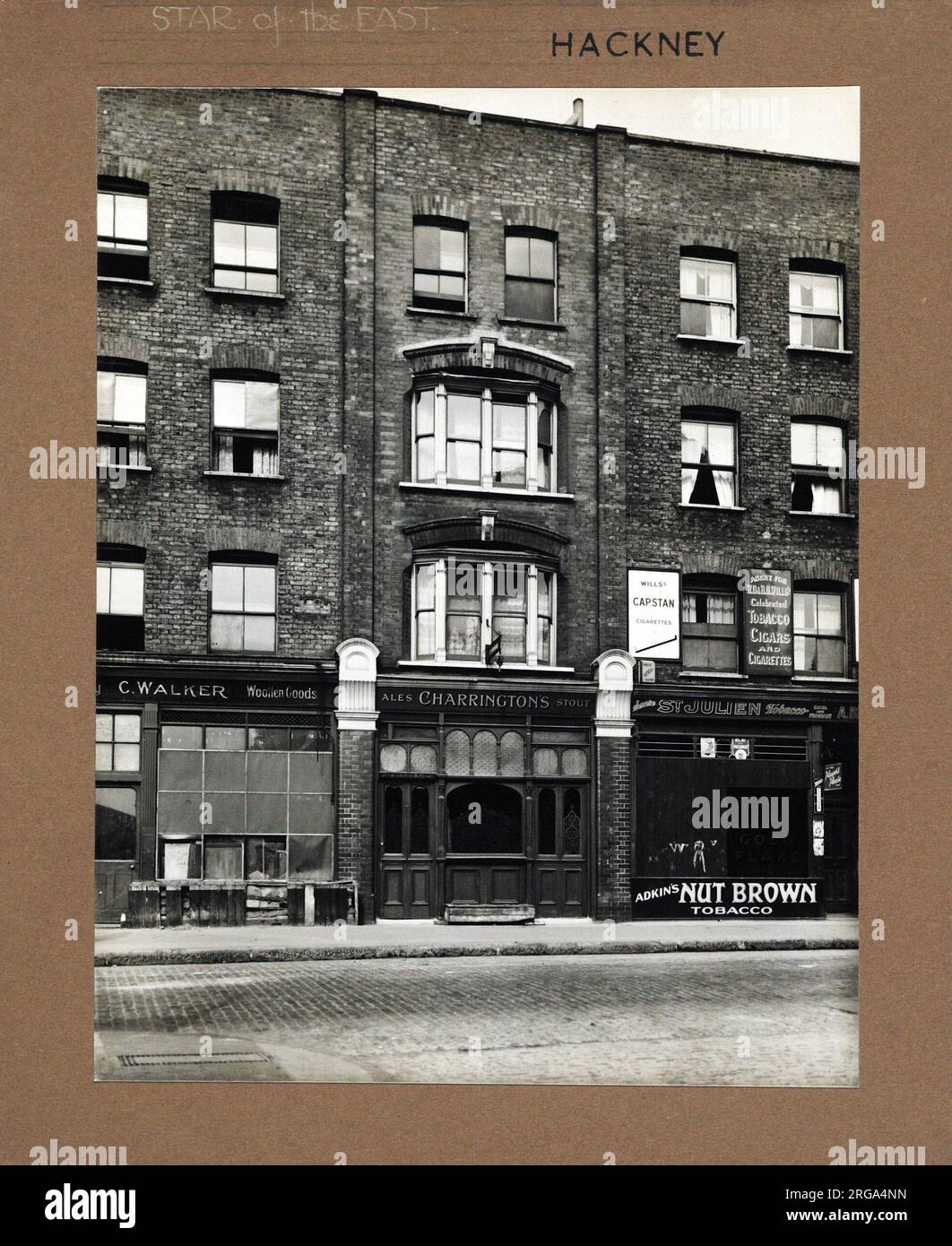 Photograph of Star of the East PH, Hackney, London. The main side of ...