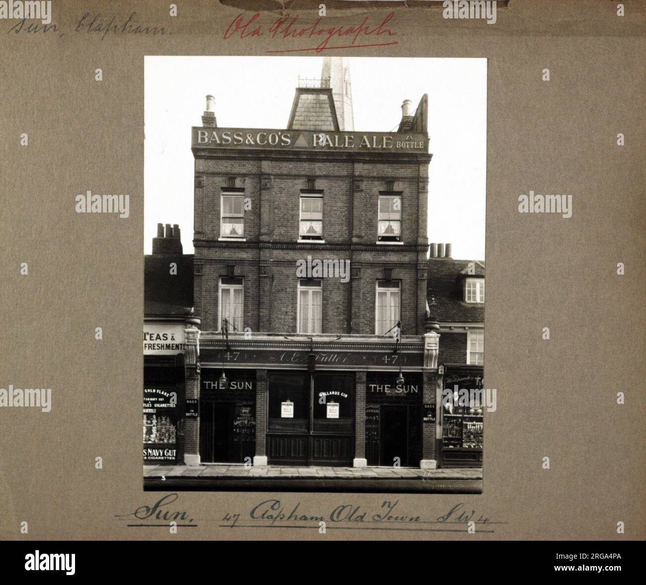 Photograph of Sun PH, Clapham, London. The main side of the print ...