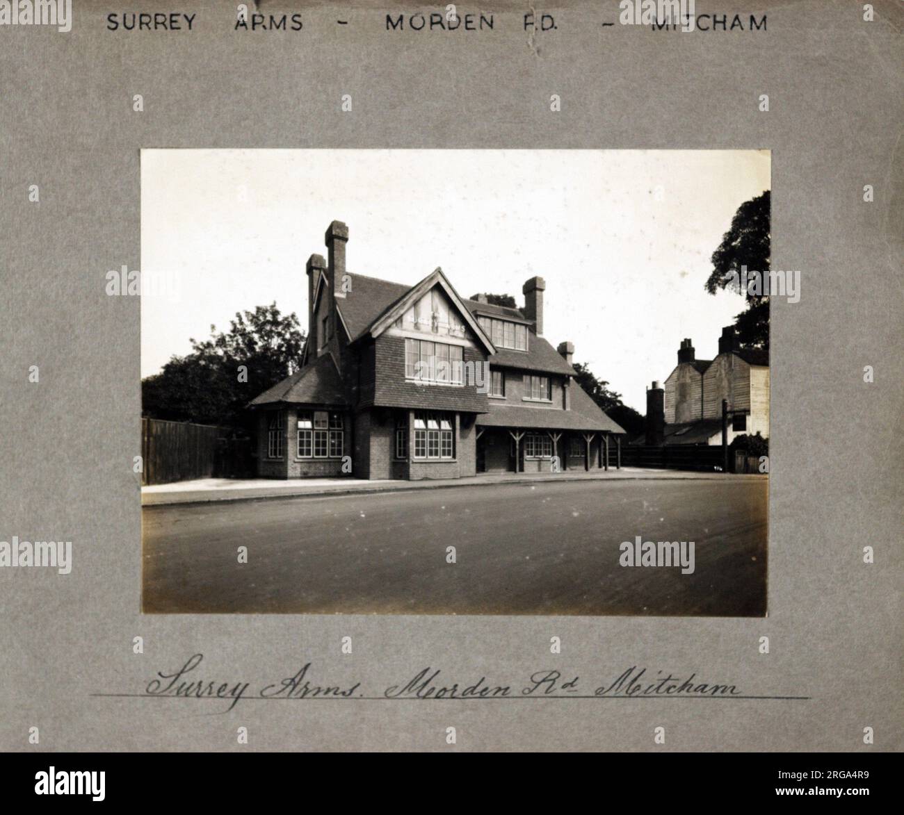 Photograph of Surrey Arms, Mitcham, Greater London. The main side of ...