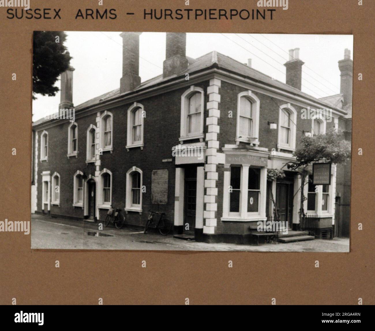 Photograph of Sussex Arms, Hurstpierpoint, Sussex. The main side of the ...