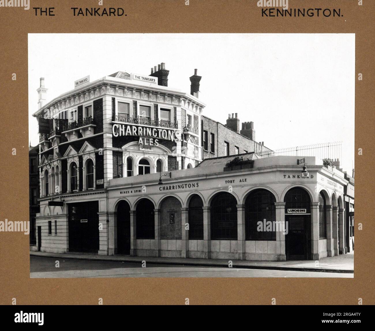 Photograph of Tankard PH, Kennington, London. The main side of the ...