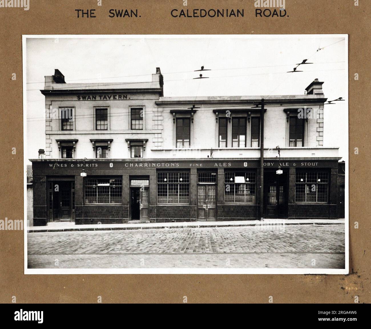 Photograph of Swan PH, Kings Cross, London. The main side of the print ...