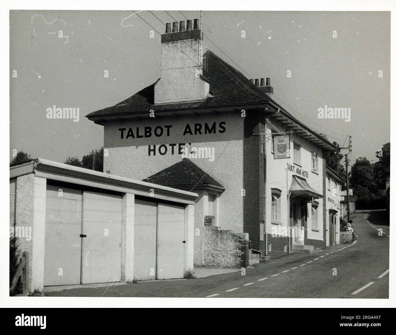 Photograph of Talbot Arms, Lyme Regis, Dorset. The main side of the ...