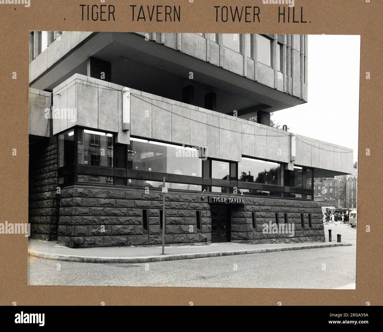 Photograph of Tiger Tavern , Tower Hill (New), London. The main side of ...