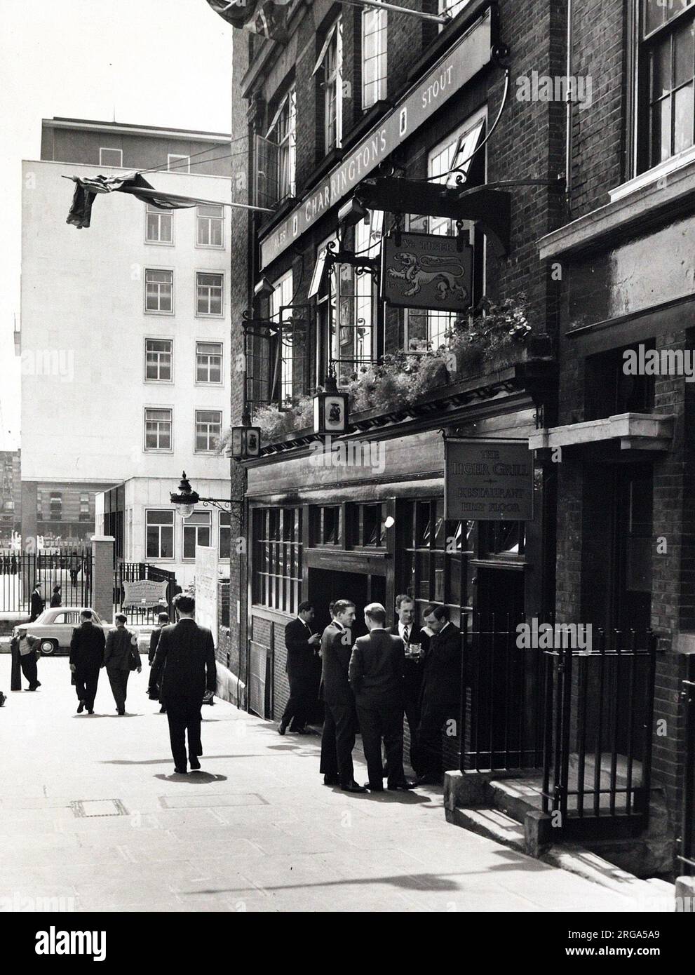 Photograph of Tiger Tavern , Tower Hill (Old), London. The main side of ...