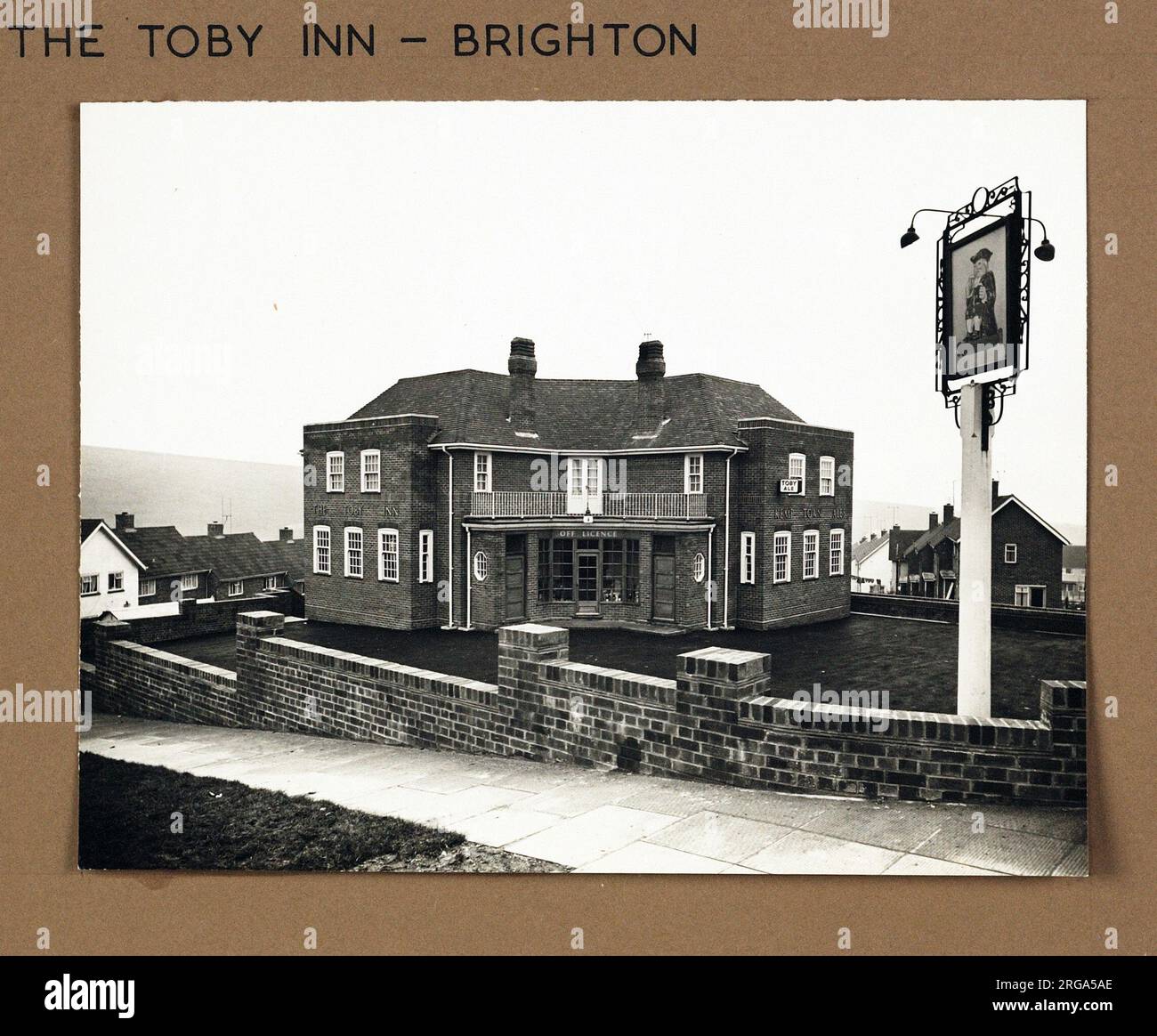 Photograph of Toby Inn, Brighton, Sussex. The main side of the print ...