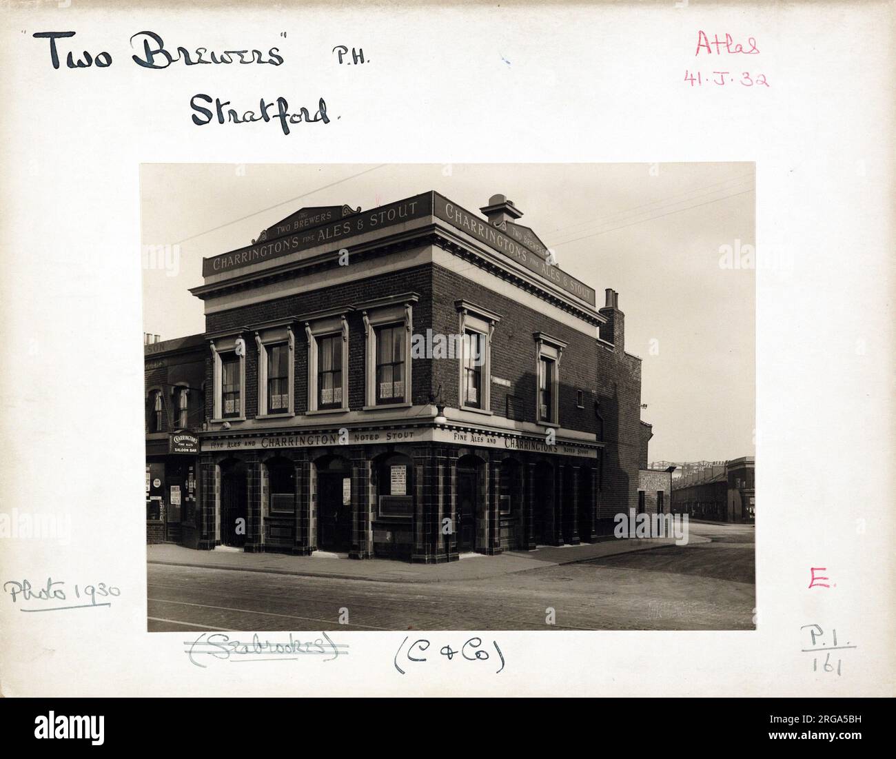 Photograph of Two Brewers PH, Stratford, London. The main side of the ...