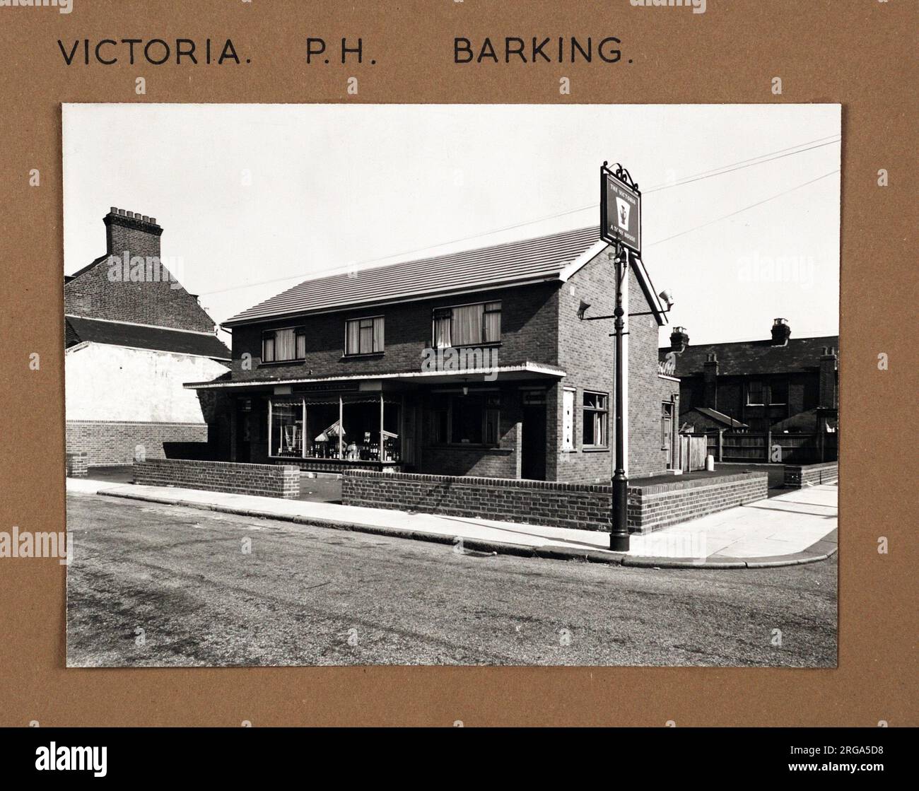 Photograph of Victoria PH, Barking, Essex. The main side of the print ...