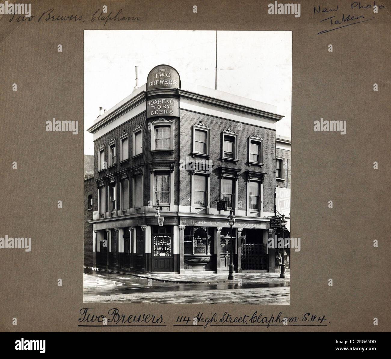 Photograph of Two Brewers PH, Clapham, London. The main side of the ...