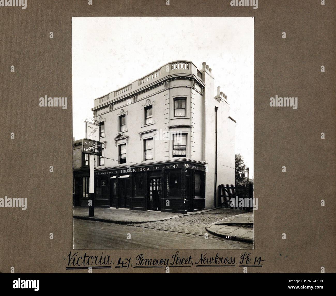 Photograph of Victoria PH, New Cross, London. The main side of the ...