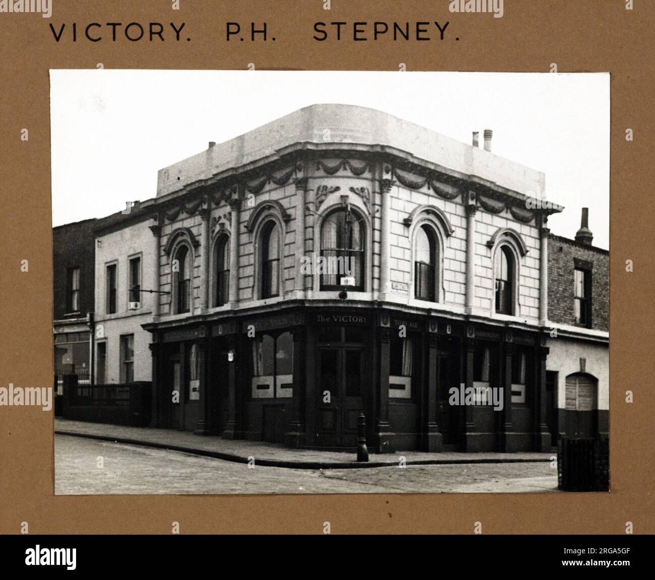 Photograph of Victory PH, Stepney, London. The main side of the print ...