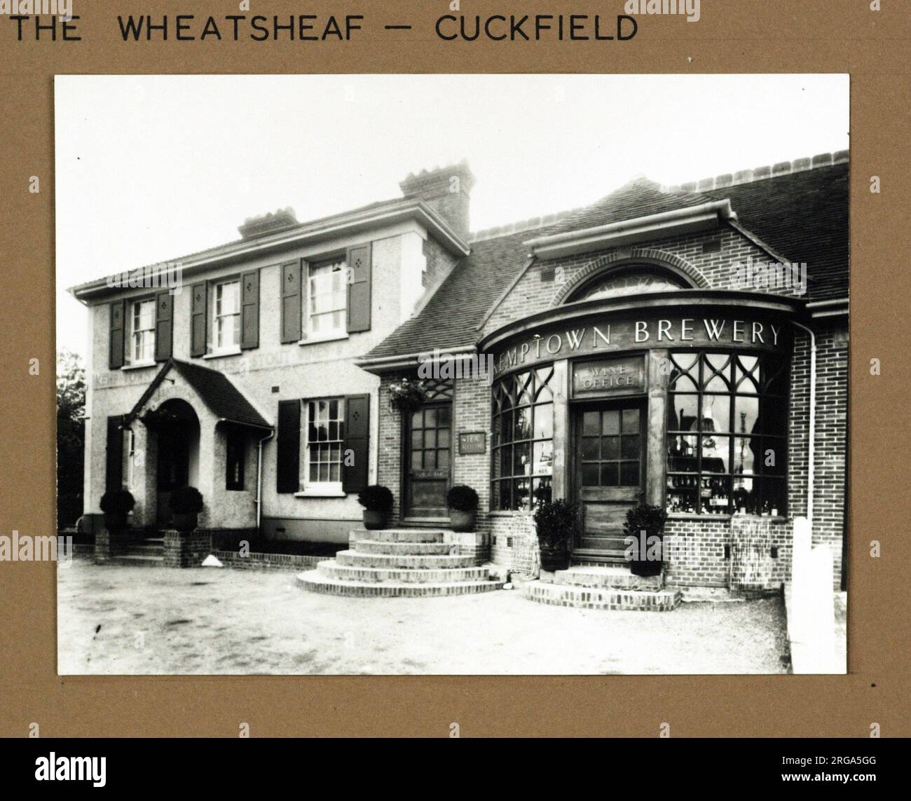 Photograph of Wheatsheaf PH, Cuckfield, Sussex. The main side of the ...