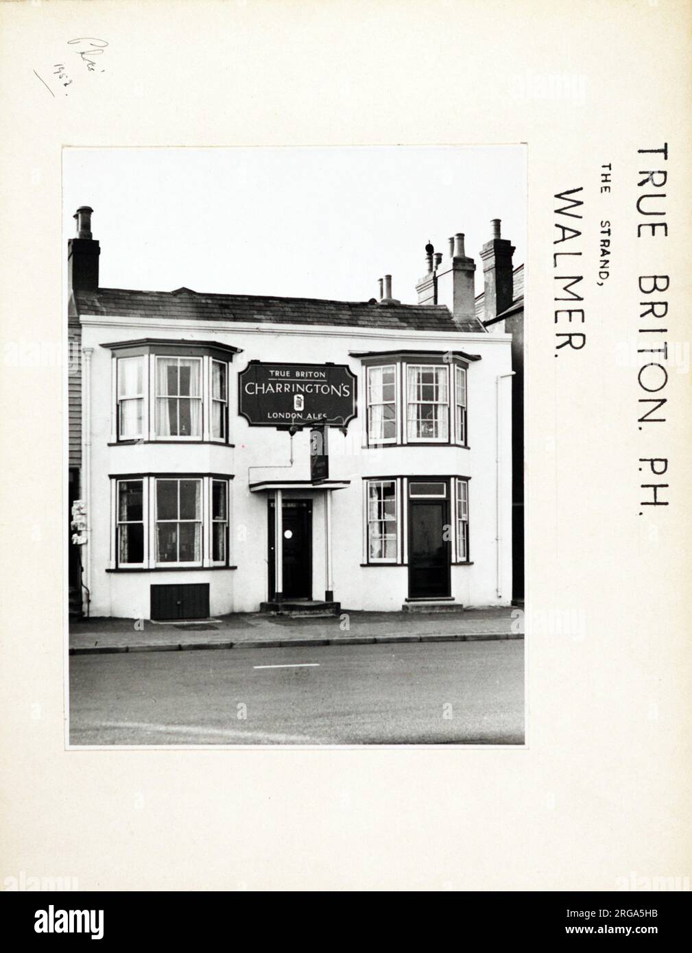 Photograph of True Briton PH, Walmer, Kent. The main side of the print ...