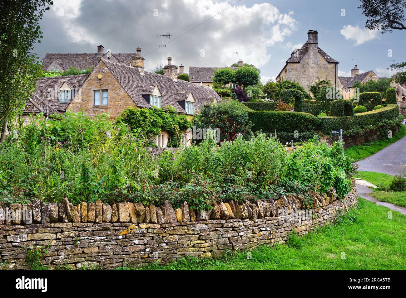 Upper Slaughter, Cotswolds Stock Photo - Alamy