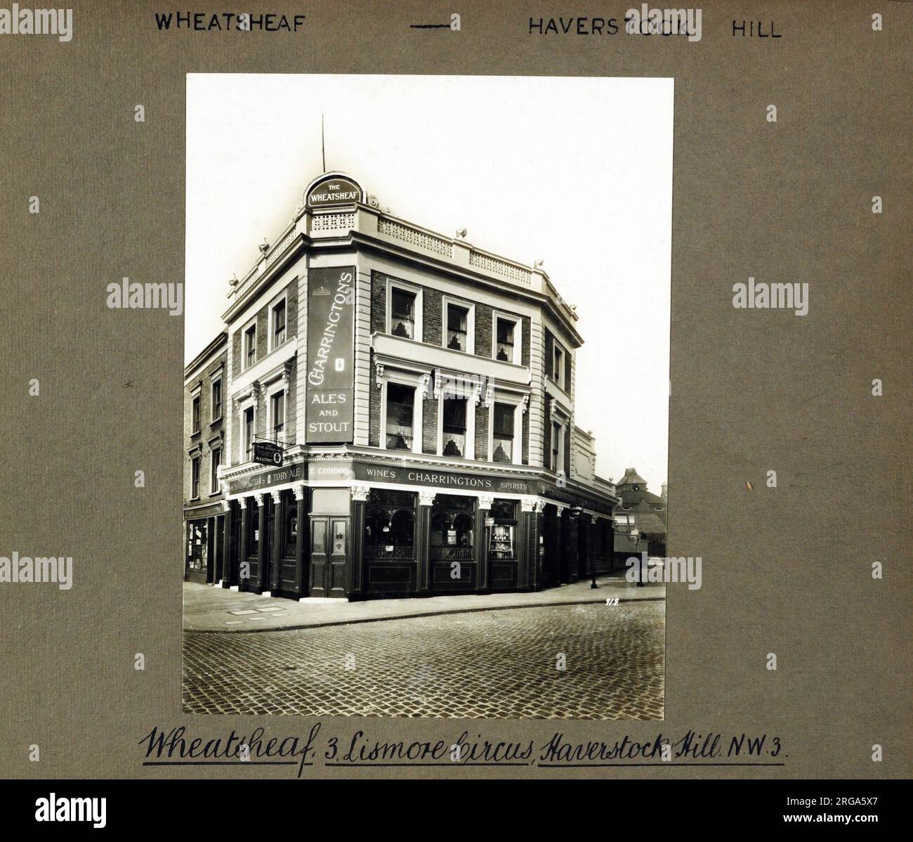 Photograph of Wheatsheaf PH, Haverstock, London. The main side of the ...