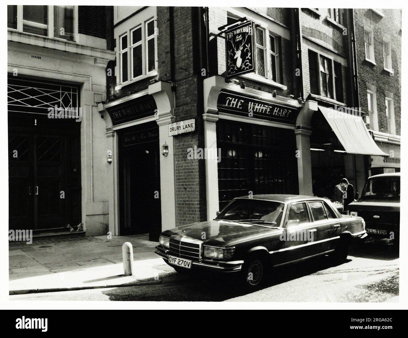 Photograph of White Hart PH, Holborn, London. The main side of the ...
