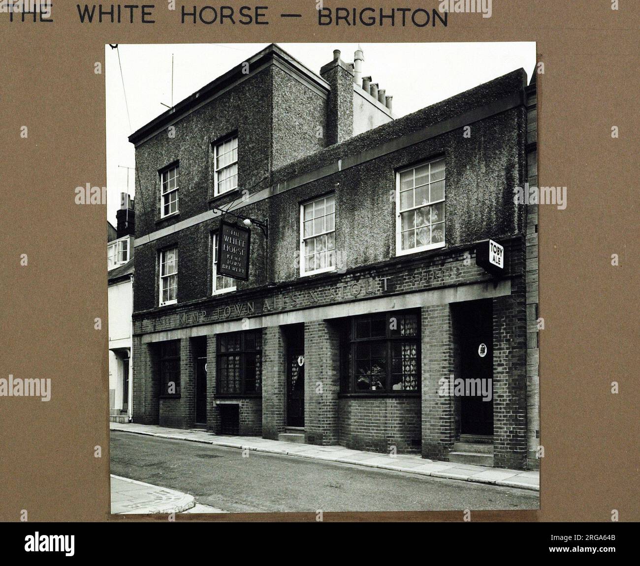 Photograph of White Horse PH, Brighton, Sussex. The main side of the ...