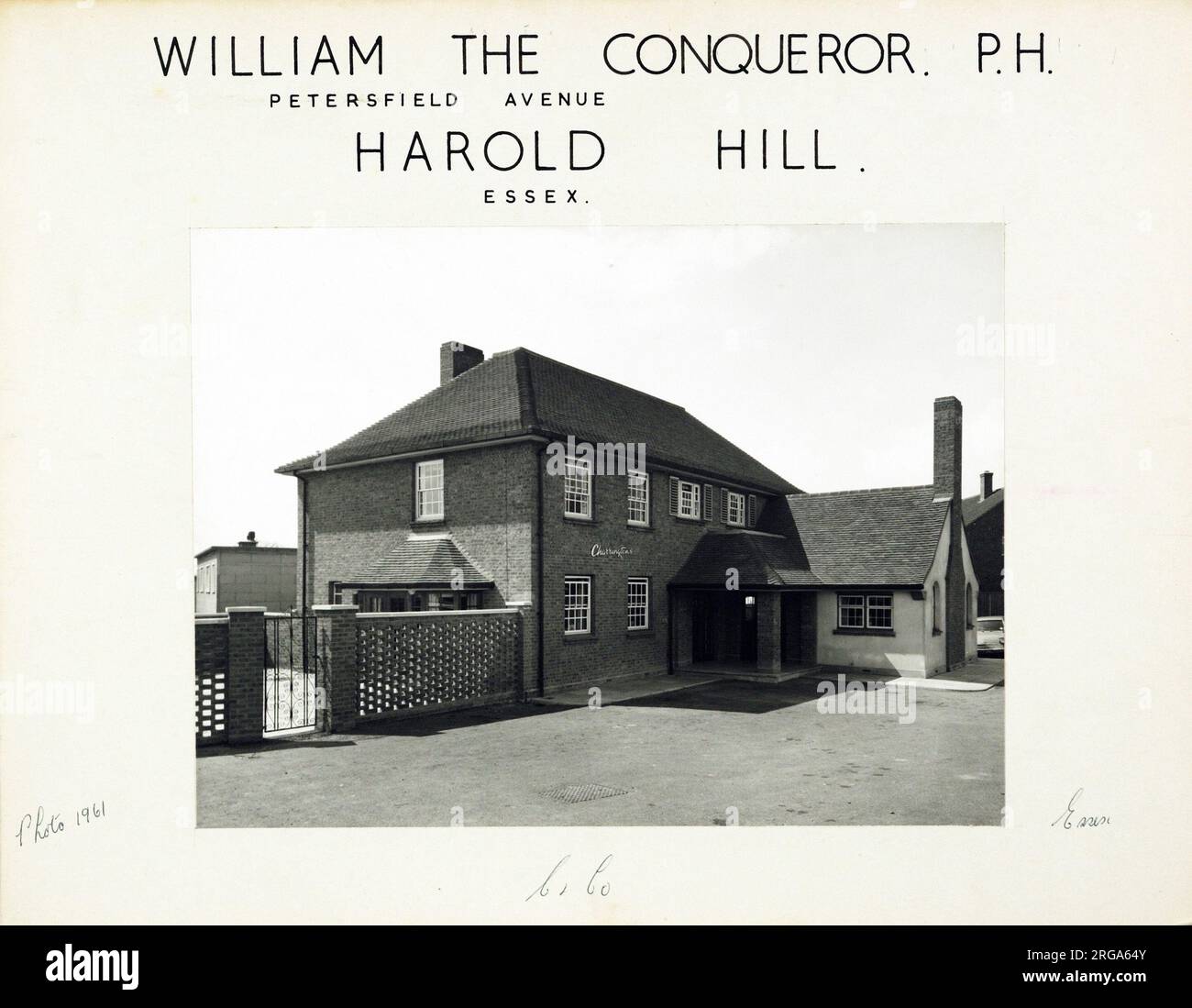William The Conqueror PH, Harold Hill, Greater London. The main side of ...