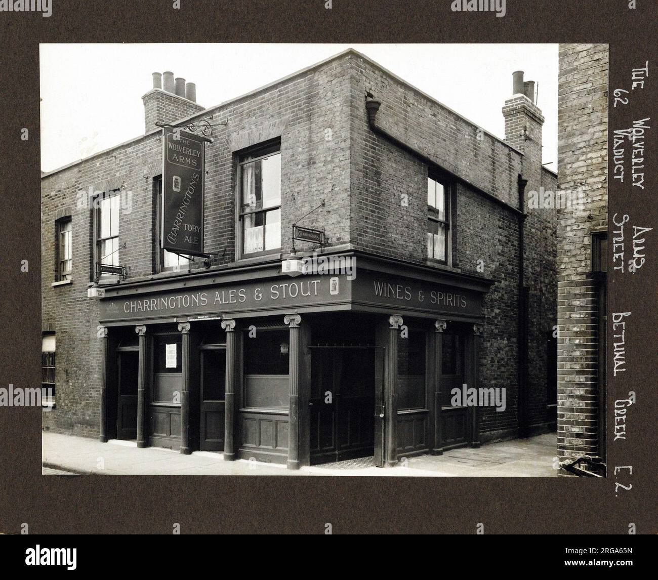 Photograph of Wolverley Arms, Bethnal Green, London. The main side of ...