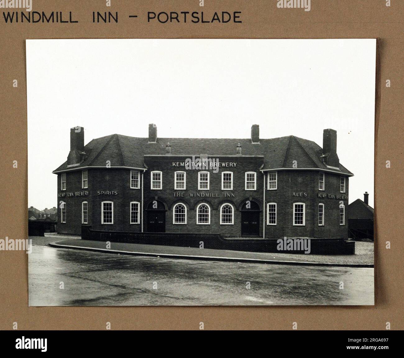 Photograph of Windmill Inn, Portslade, Sussex. The main side of the ...