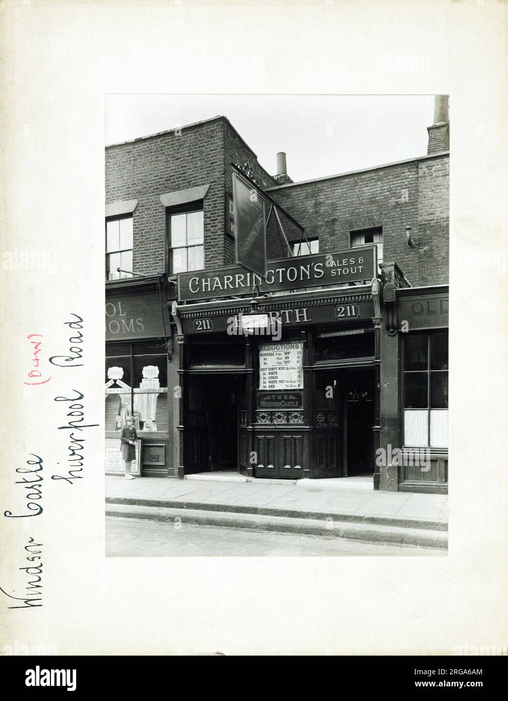 Photograph of Windsor Castle PH, Islington (Old), London. The main side ...
