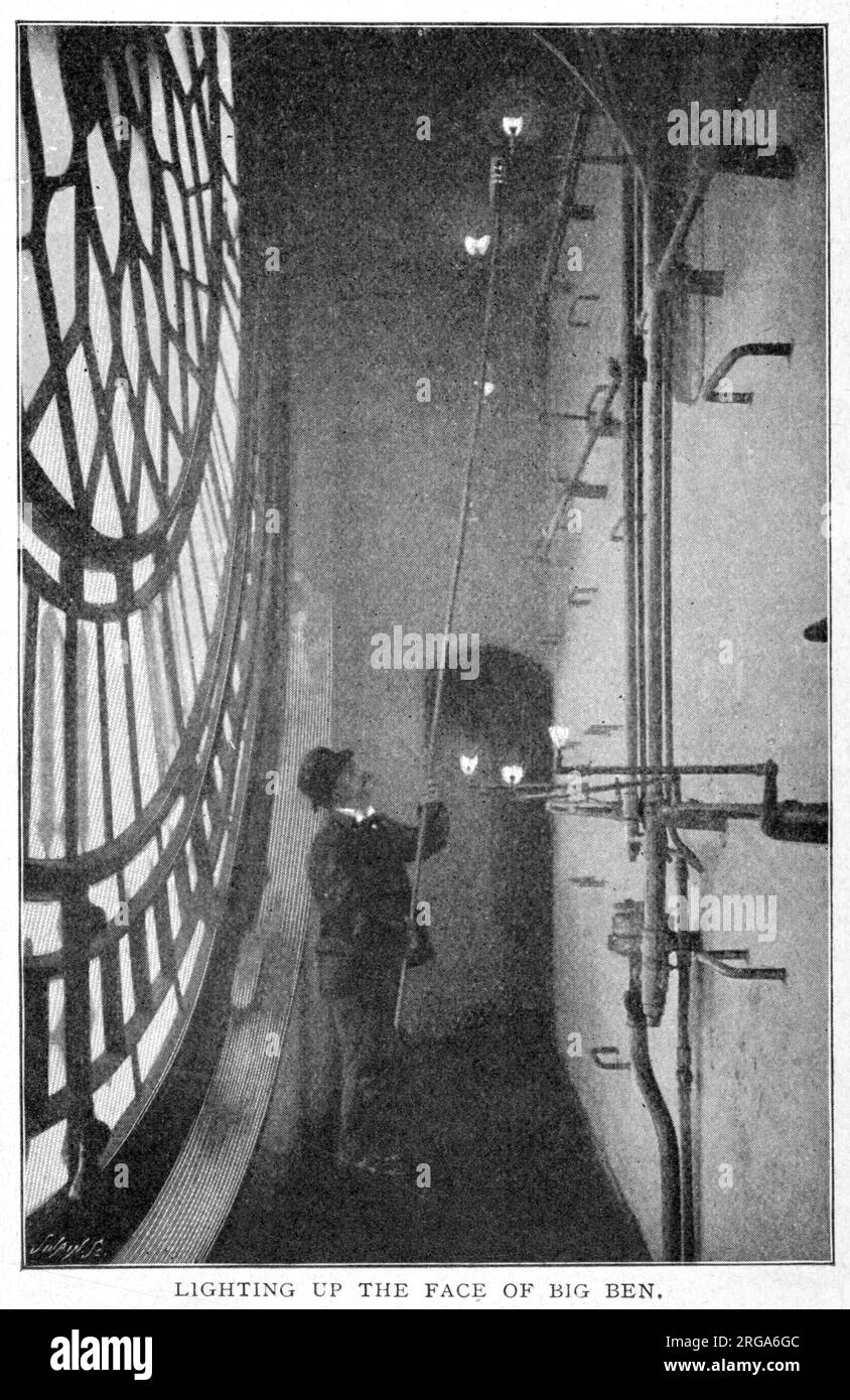 Every night the caretaker climbs the spiral steps of the the Clock ...