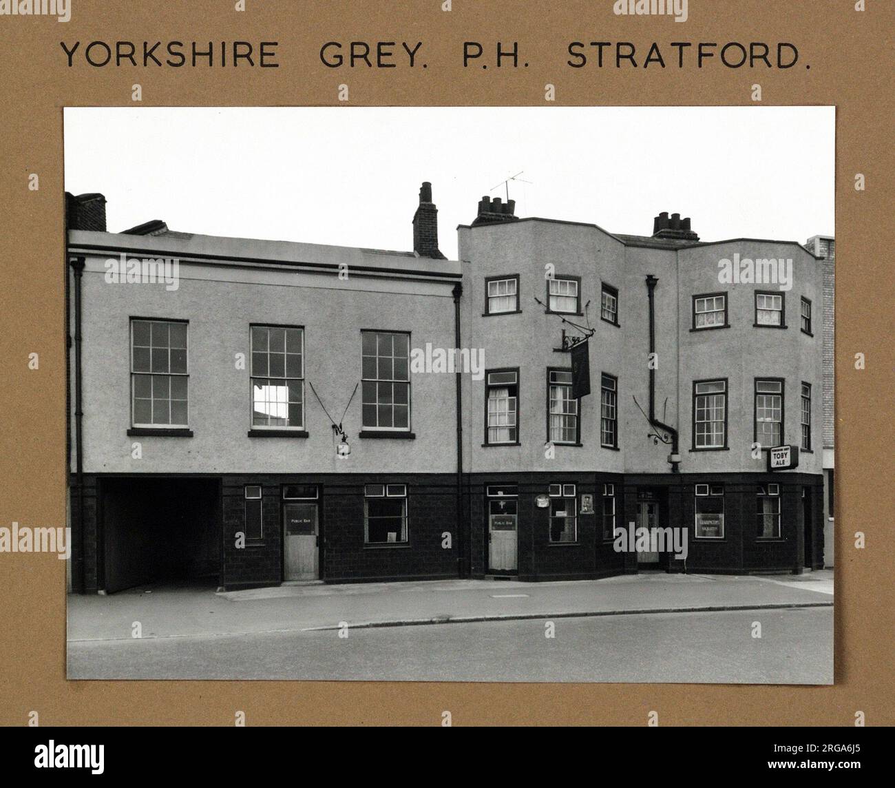 Photograph of Yorkshire Grey PH, Stratford, London. The main side of ...
