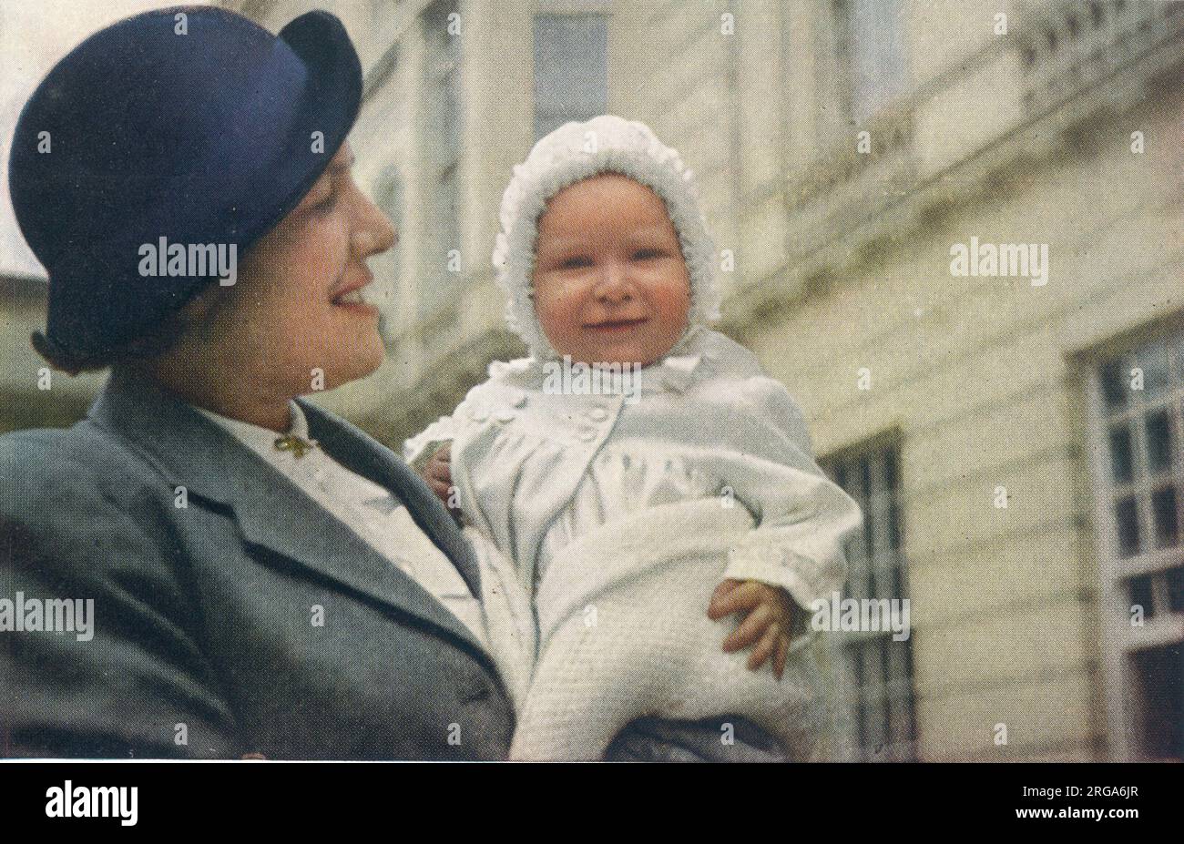 Princess Anne, the Princess Royal, with the royal children's nanny ...