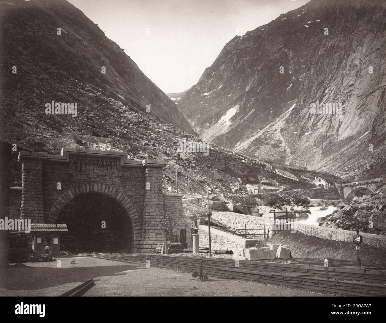 Gotthard Rail tunnel, Switzerland The Gotthard Tunnel (German ...