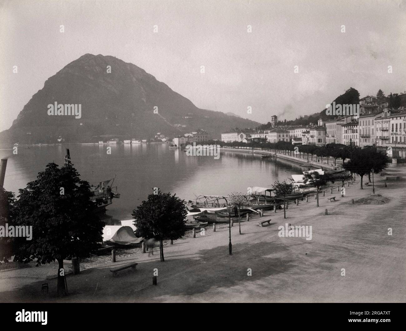 Vintage 19th century photograph: View from the Hotel Washington in ...