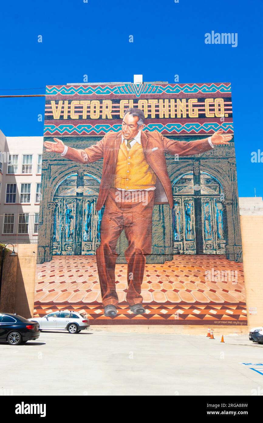 wall painting street art downtown Los angeles mexican actor Anthony ...