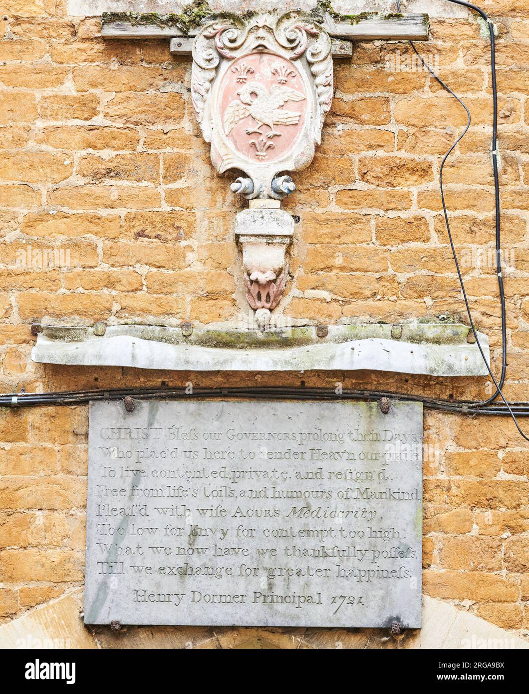Jesus Hospital almshouses, retirement homes at Rothwell, England ...