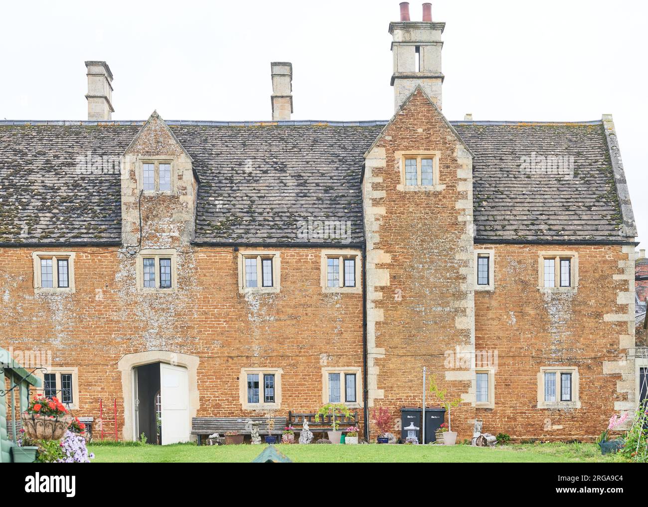 Jesus Hospital almshouses, retirement homes at Rothwell, England ...
