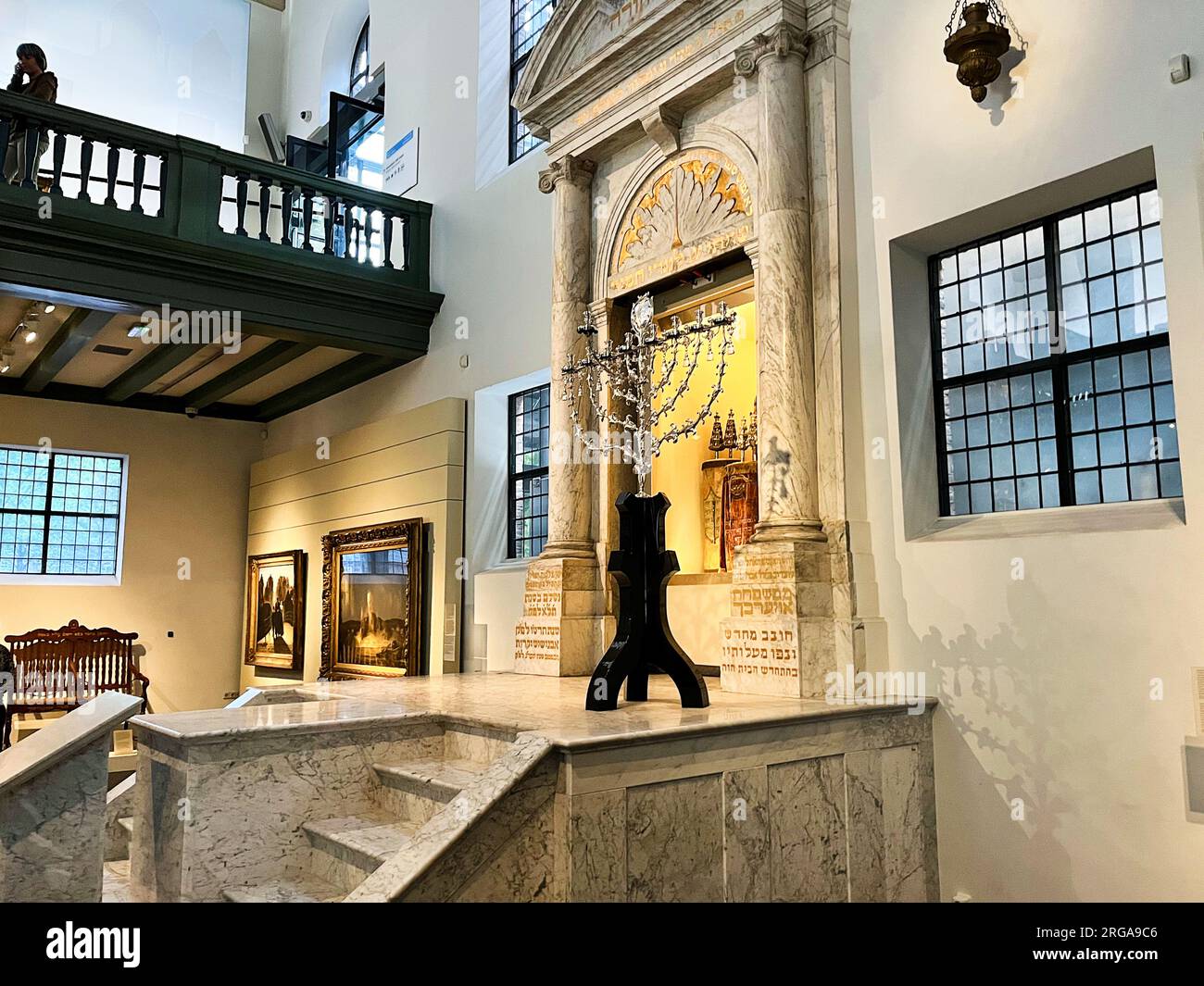 Amsterdam, Netherlands. August 6, 2023. The interior of the Jewish ...