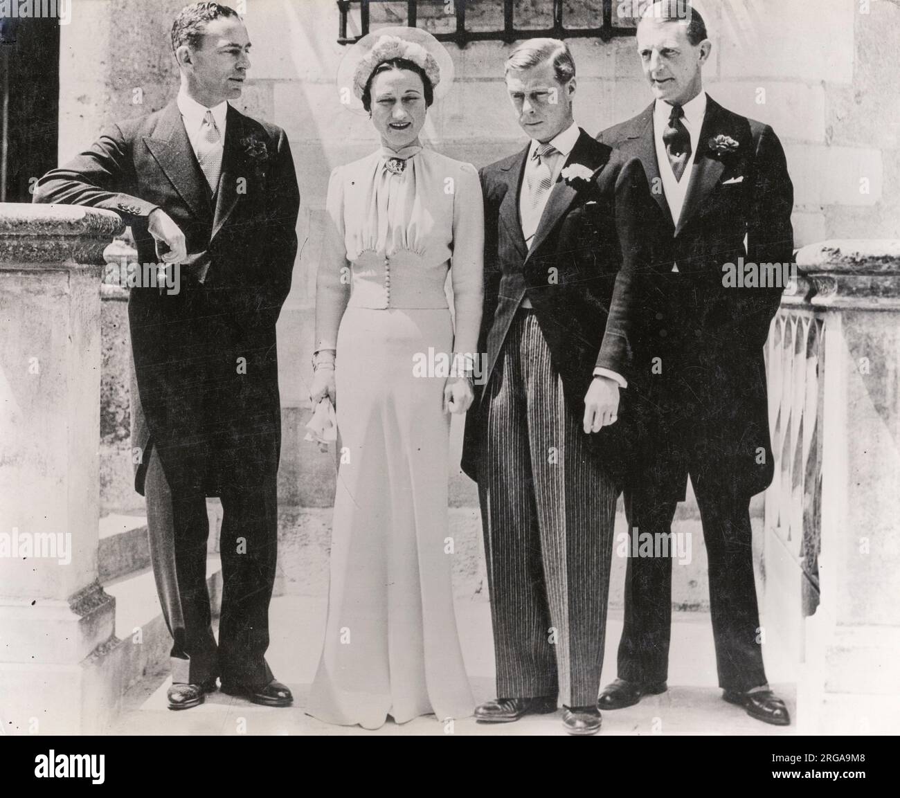 June 37d 1937 - marriage of Edward VIII, Duke of Windsor to Wallace ...