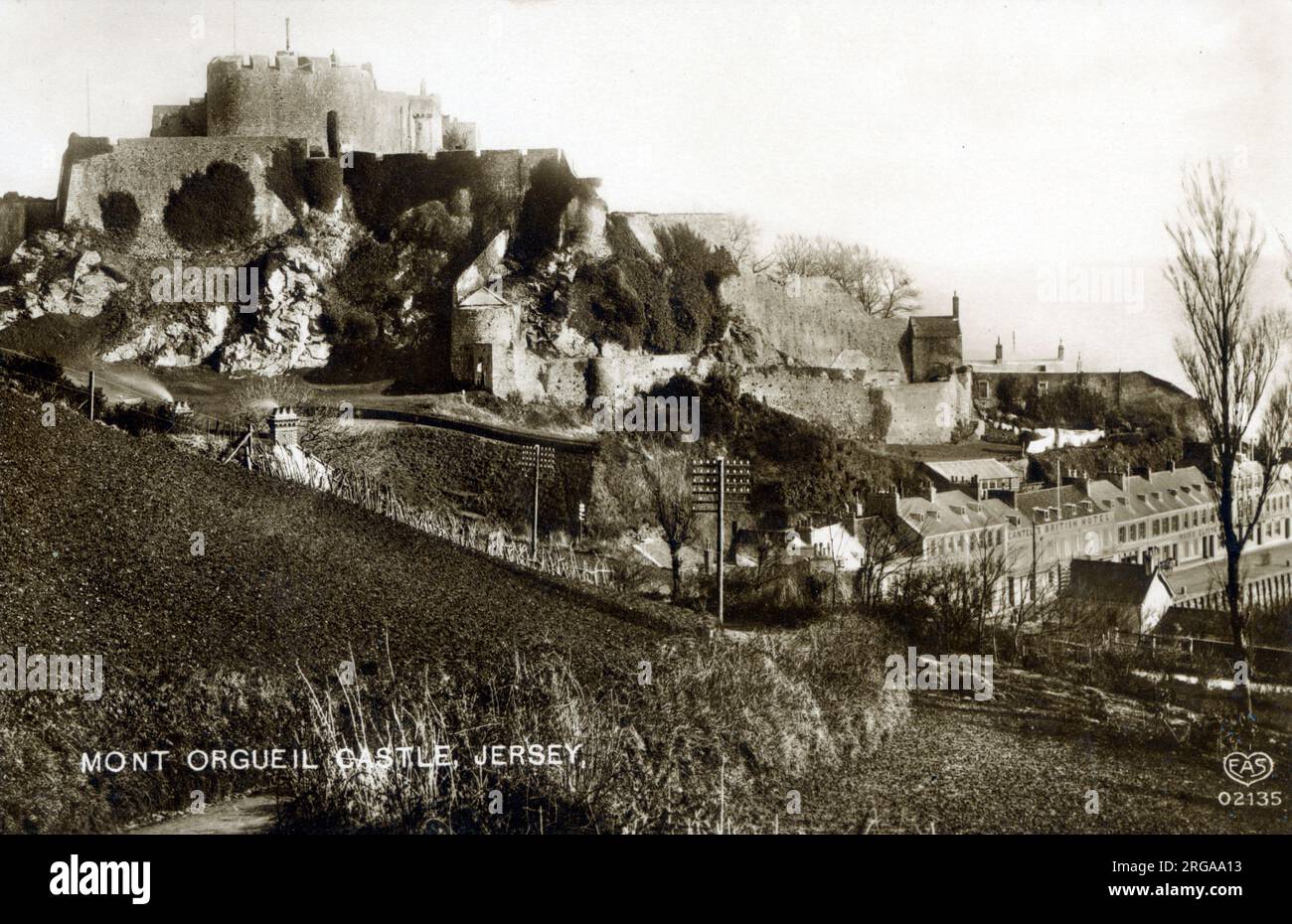 Mont Orgueil Castle, Jersey, Channel Islands Stock Photo - Alamy