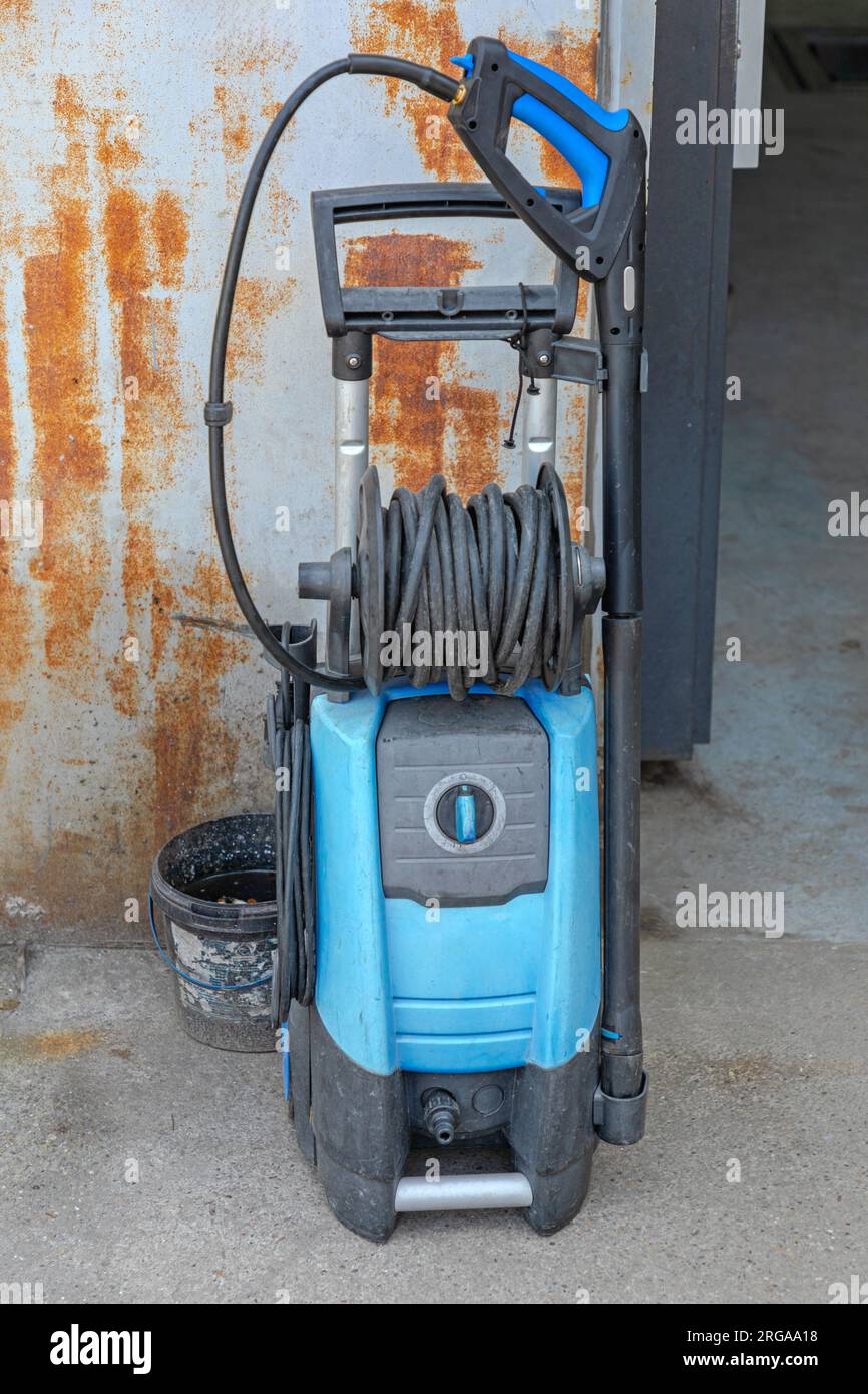 High Pressure Power Washer Machine Gun Cleaning Equipment Stock Photo ...