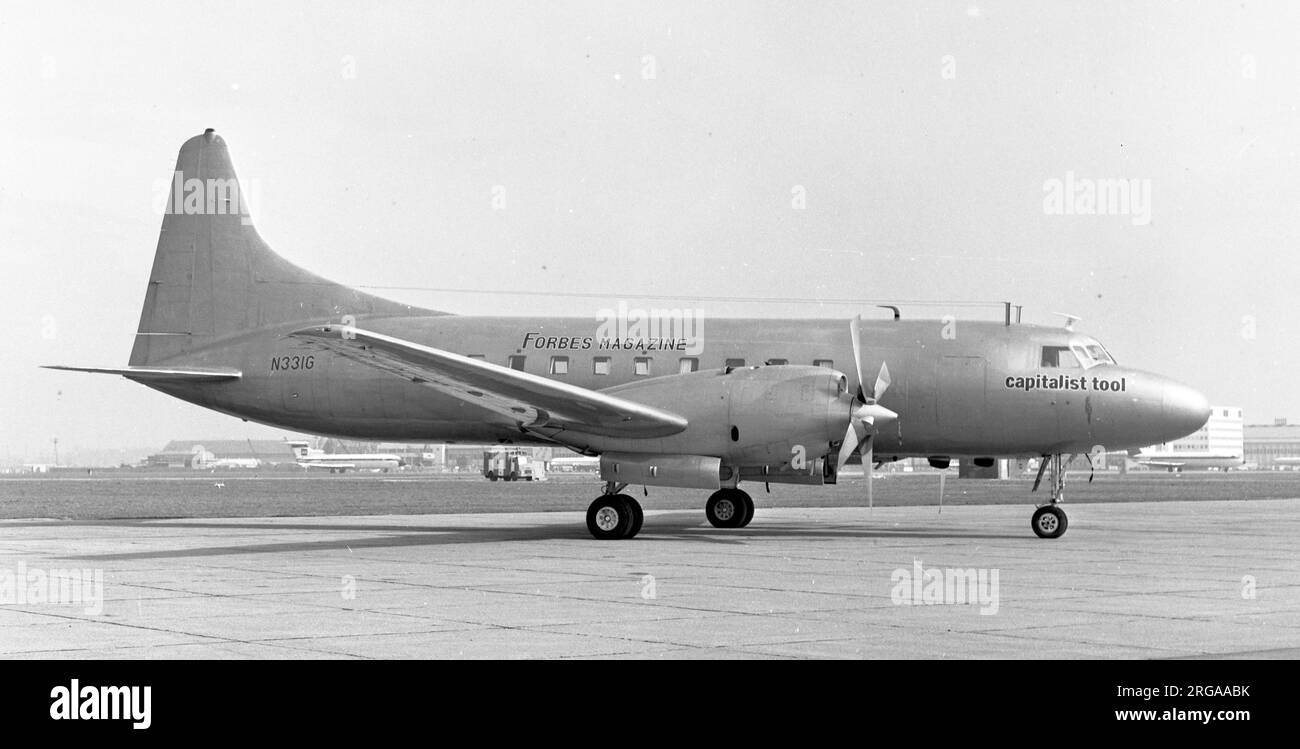 Convair 580 N331G (msn 202) 'Capitalist Tool' of Forbes Magazine at ...