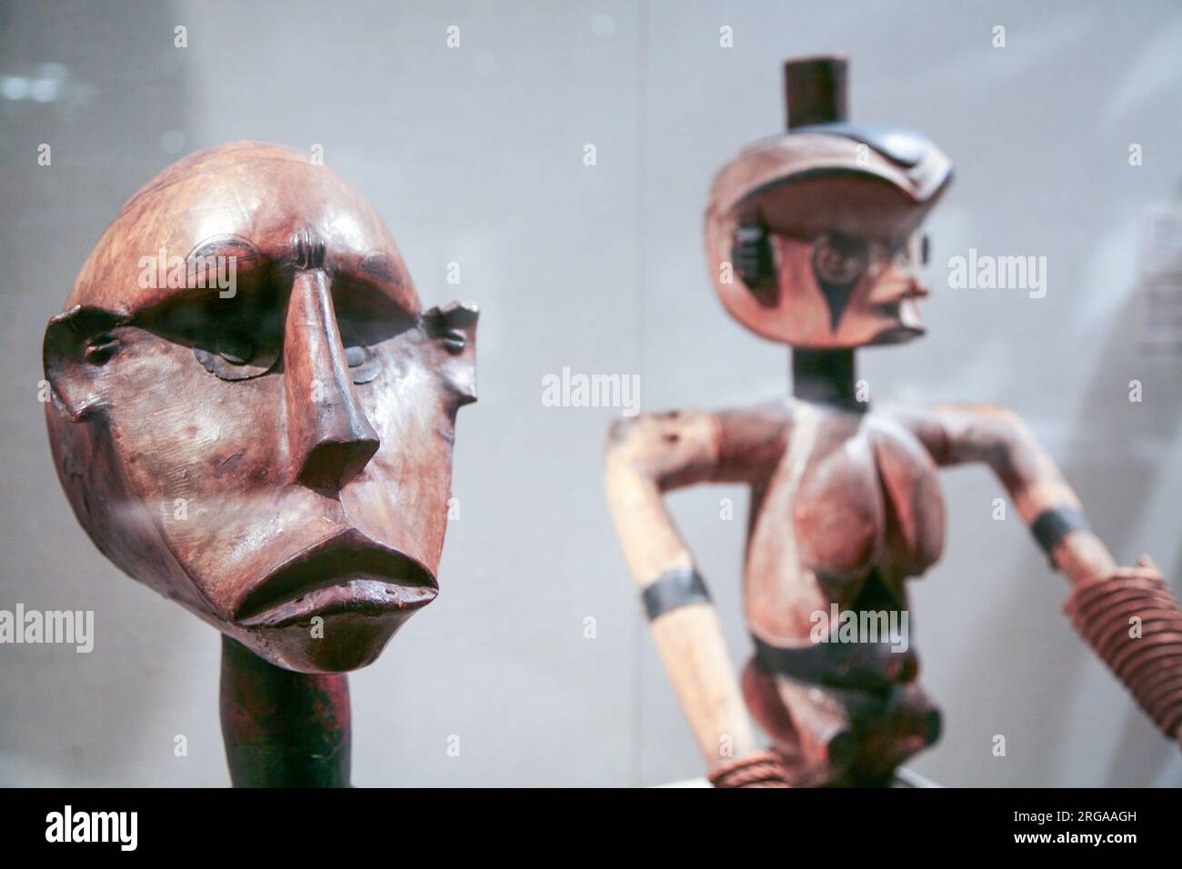 African art exhibition at the metropolitan museum of art hi-res stock ...