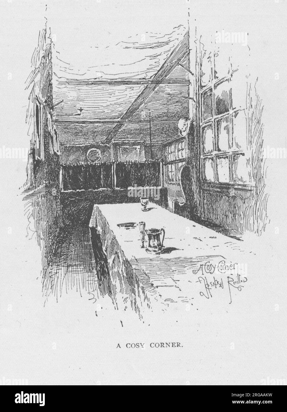 Old cosy house Black and White Stock Photos & Images - Alamy