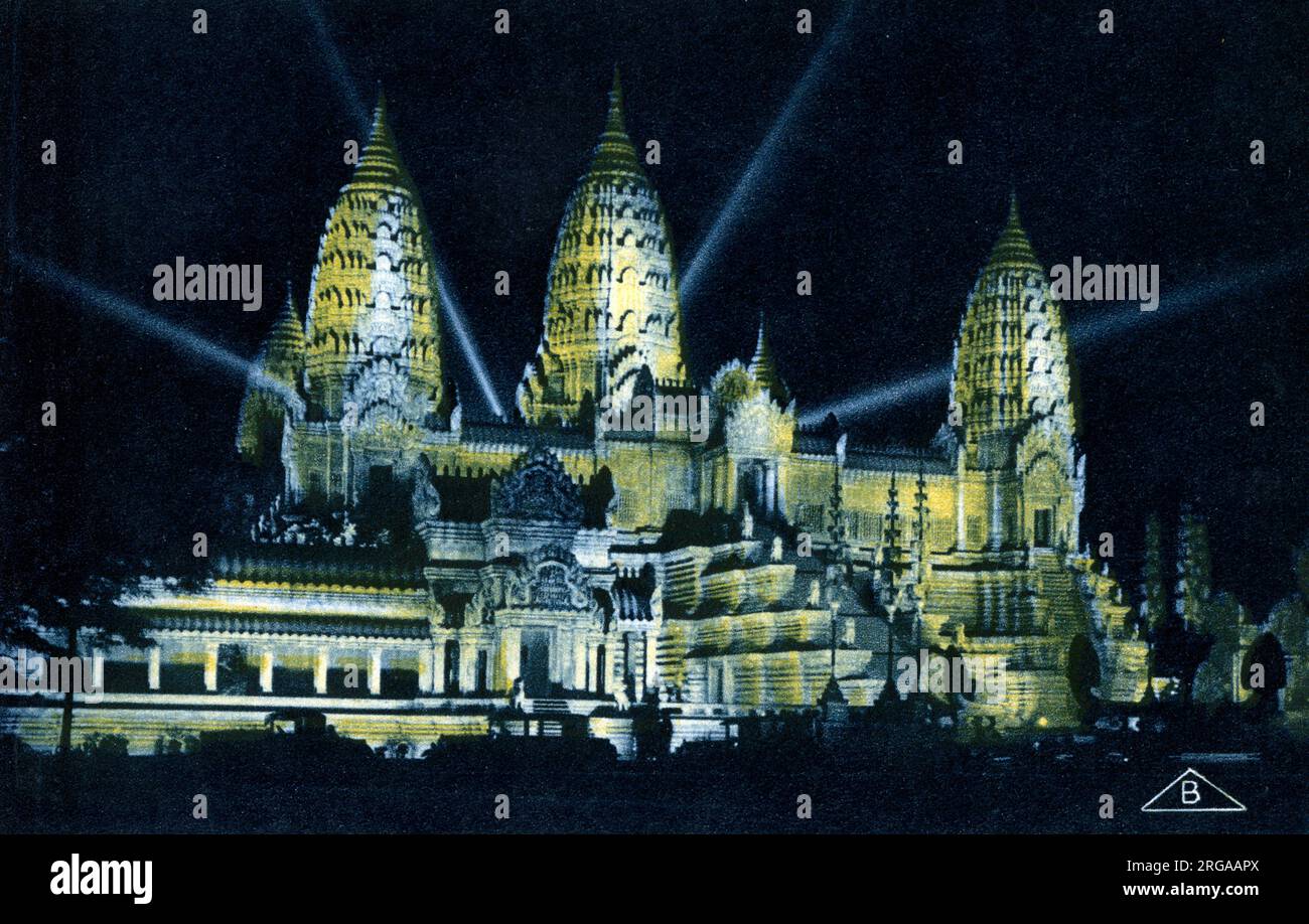 L'Exposition Coloniale Internationale Paris - The Angkor Wat Temple ...