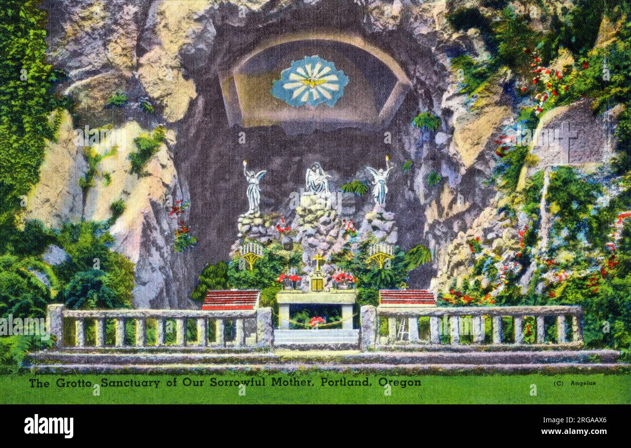 Portland, Oregon, USA - The Grotto, Sanctuary of Our Sorrowful Mother ...