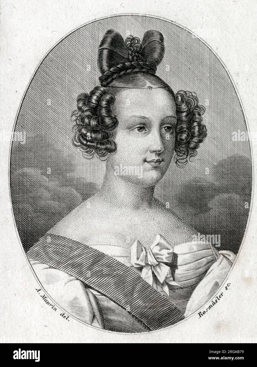 Dona Maria, Queen of Portugal Stock Photo - Alamy