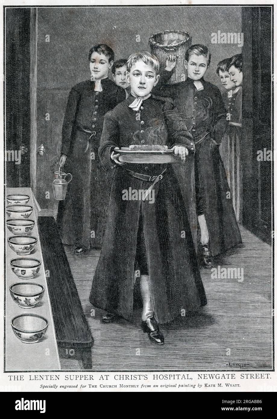 Christ's hospital school uniform hi-res stock photography and images ...