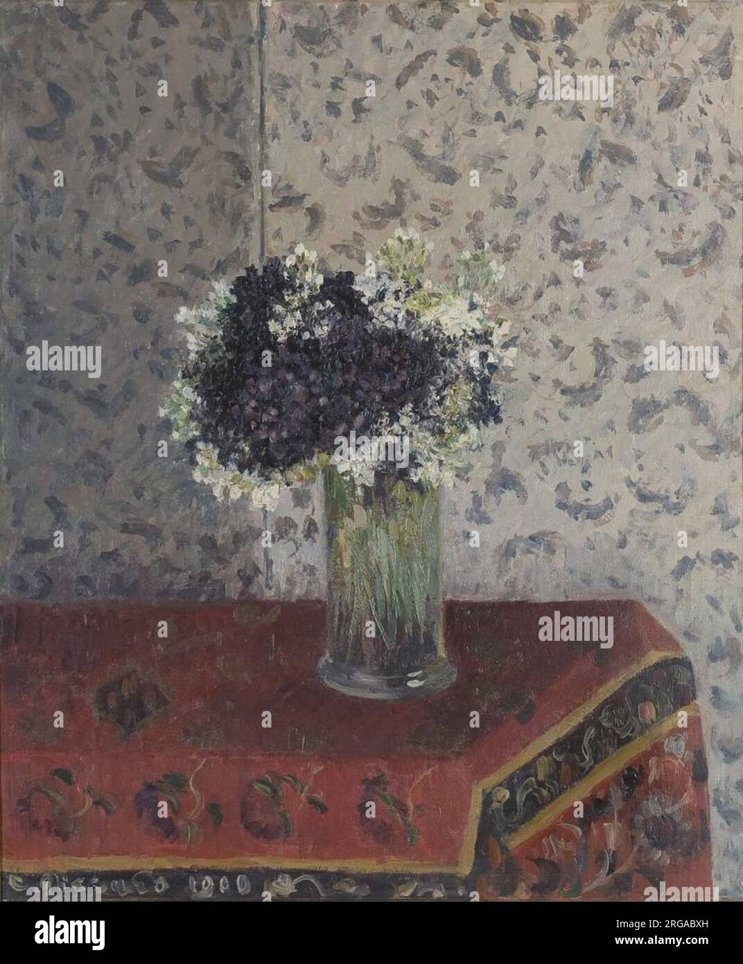 Bouquet of Violets 1900 by Camille Pissarro Stock Photo - Alamy