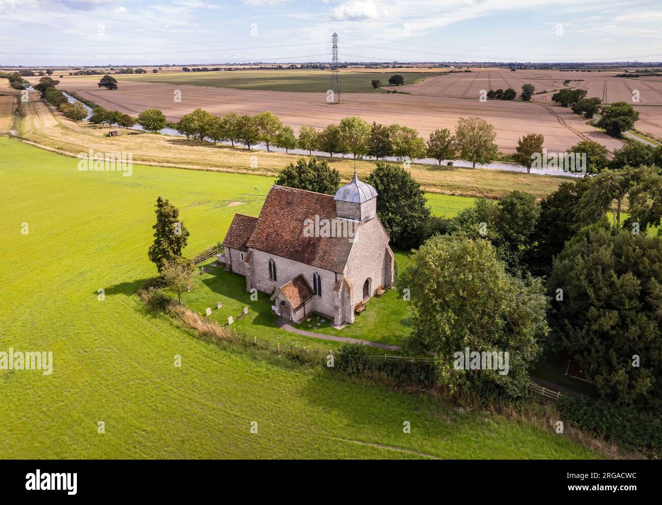 Lonely old Church Stock Photo - Alamy