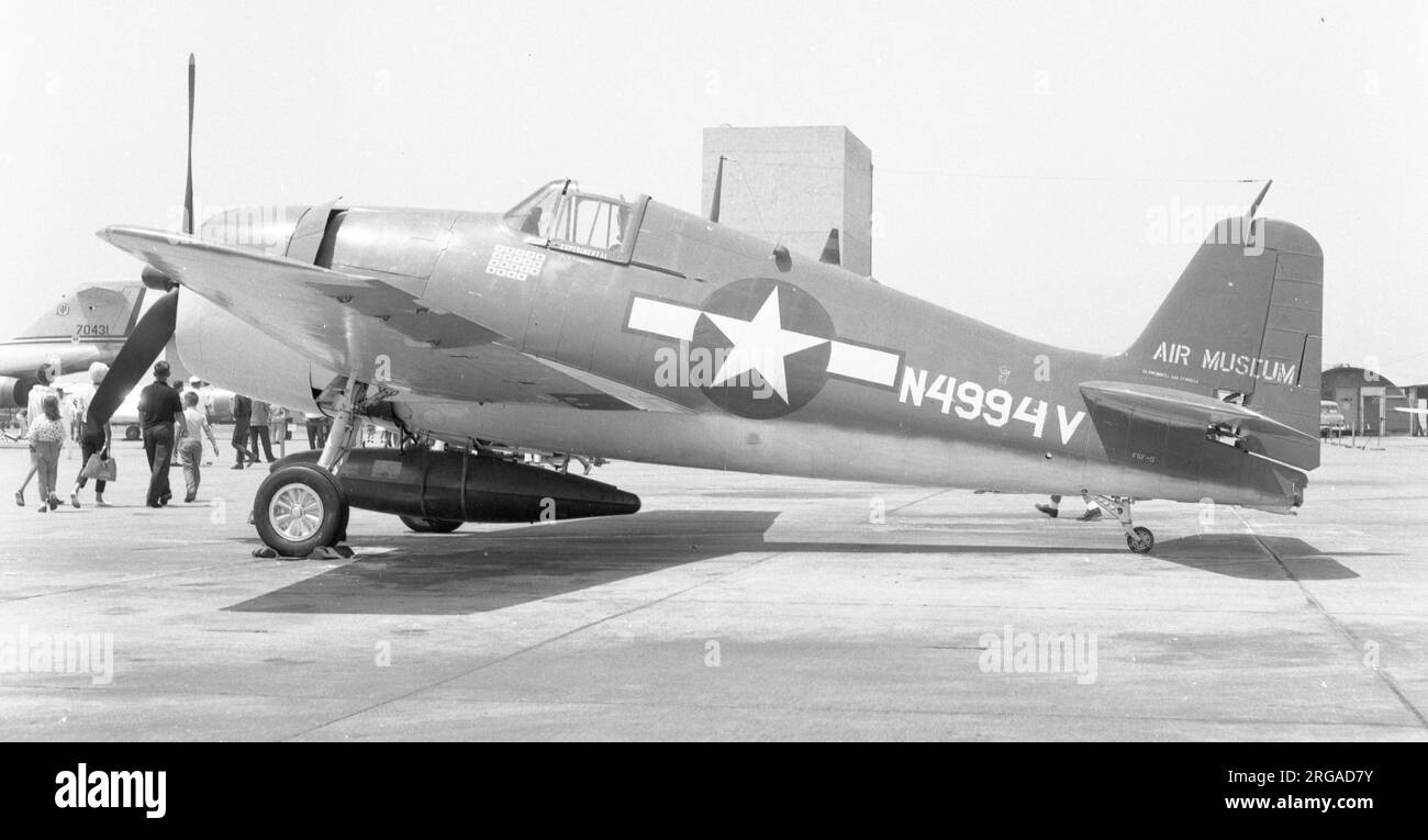 Grumman F6F-5K Hellcat N4994V (msn A-11631, ex BuAer number 93879), a ...