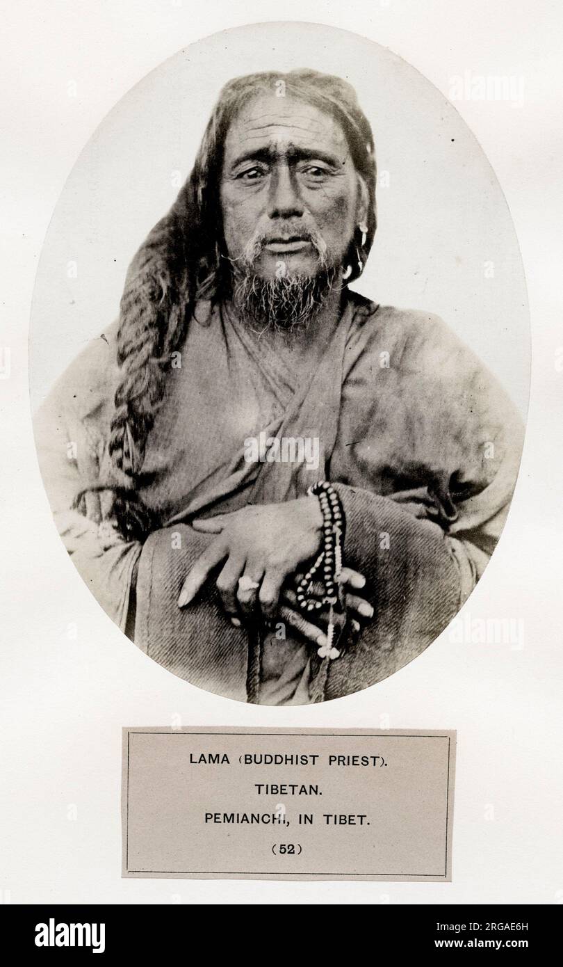 Vintage photo of a buddhist priest hi-res stock photography and images ...